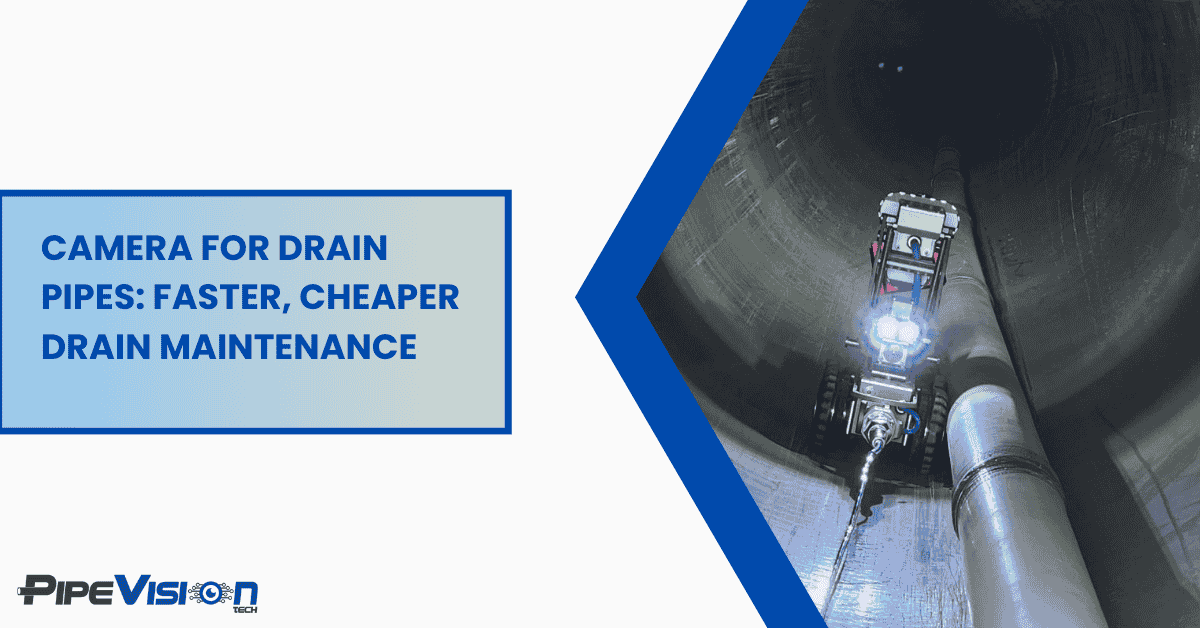 Camera for Drain Pipes: Faster, Cheaper Drain Maintenance – PipeVision